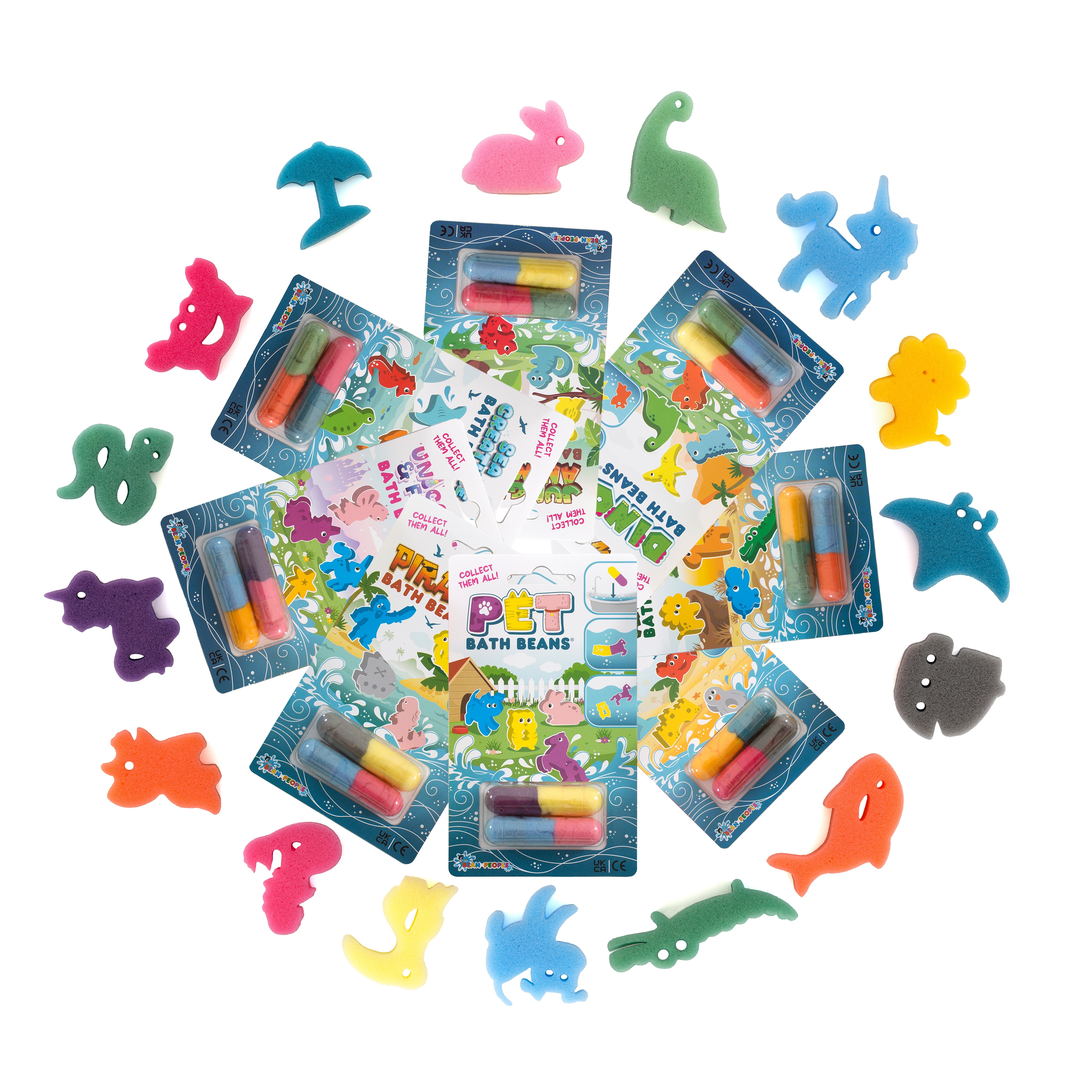 Bath Beans® with Surprise Sponges – Bath Buddies