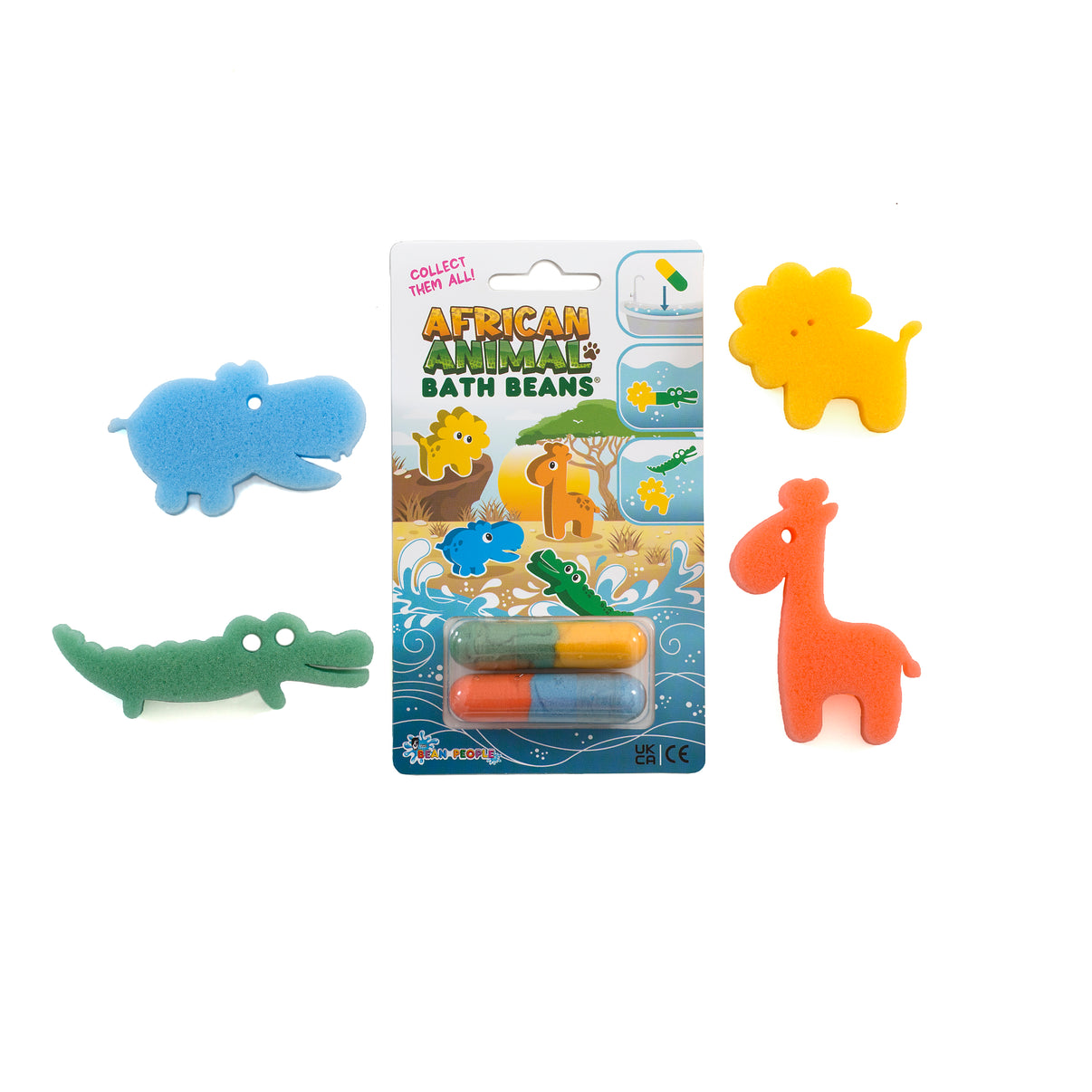 NEW! African Animals Bath Beans® 🦛 – Bath Buddies